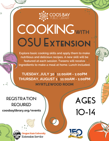 SRP 2024: Tween Cooking with OSU Extension's Food Hero Program | Coos ...